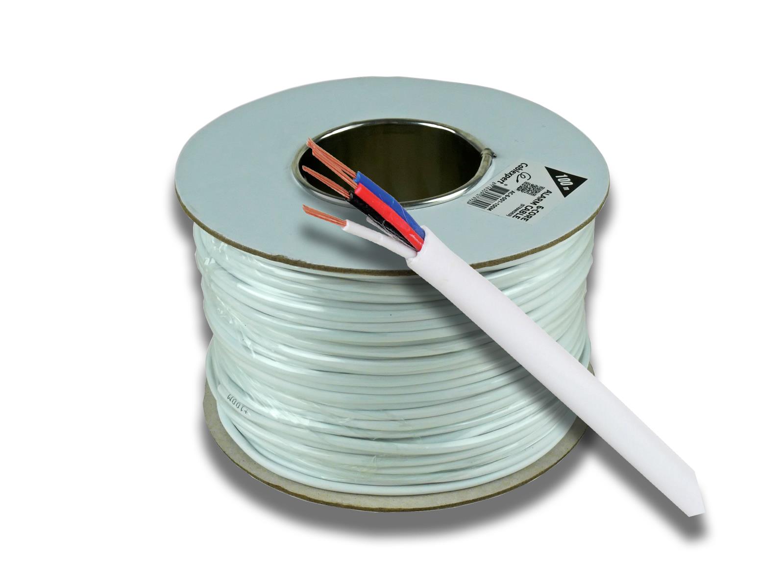 100m 4 Core Alarm Cable for Domestic & Commercial Security Installatio